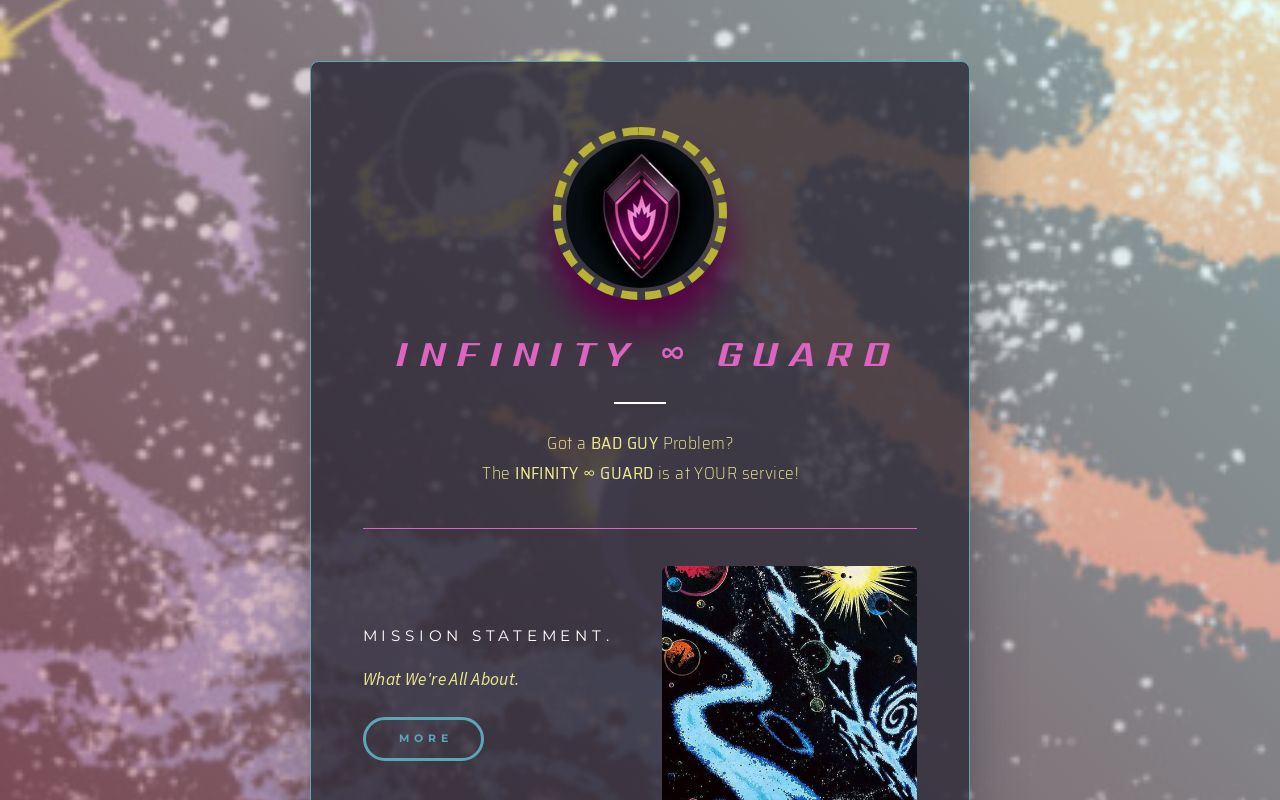 INFINITY ∞ GUARD Homepage